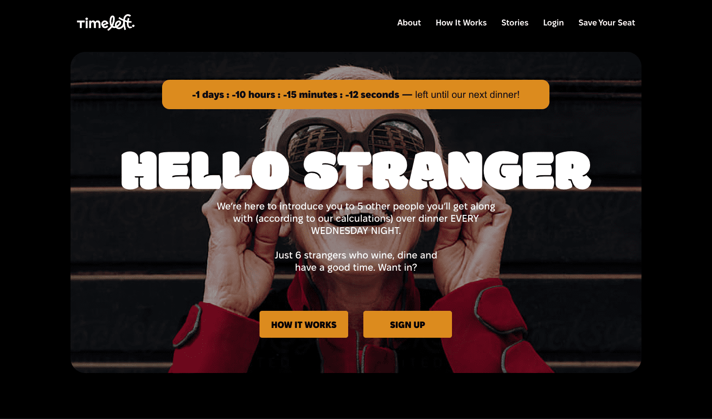 Back to Basics: Timeleft Launches Its Unique Dinners in Paris