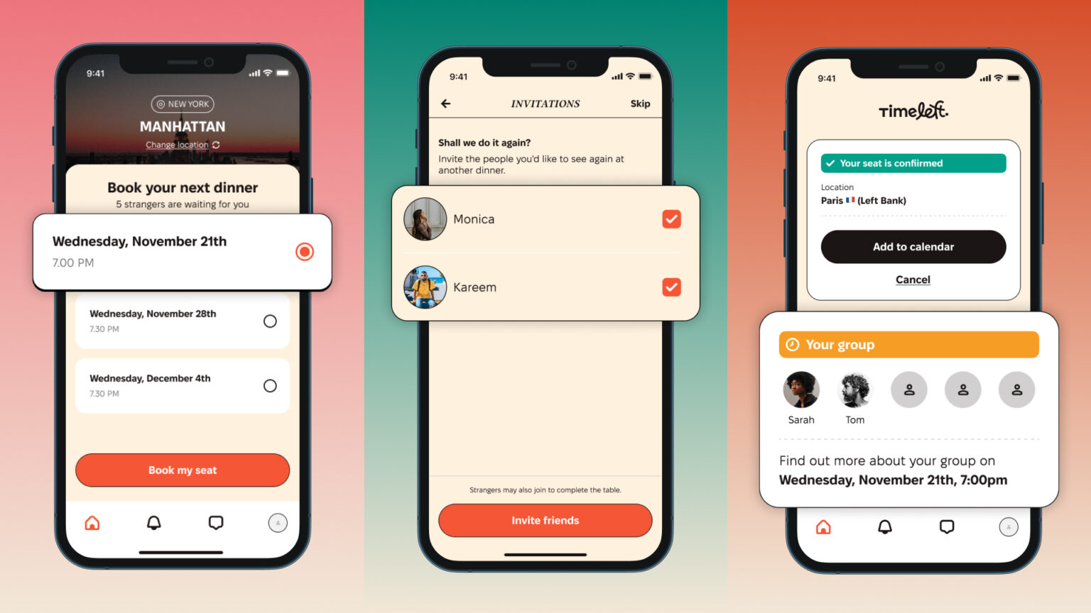 Timeleft Repeat – Reconnect with Friends - Timeleft